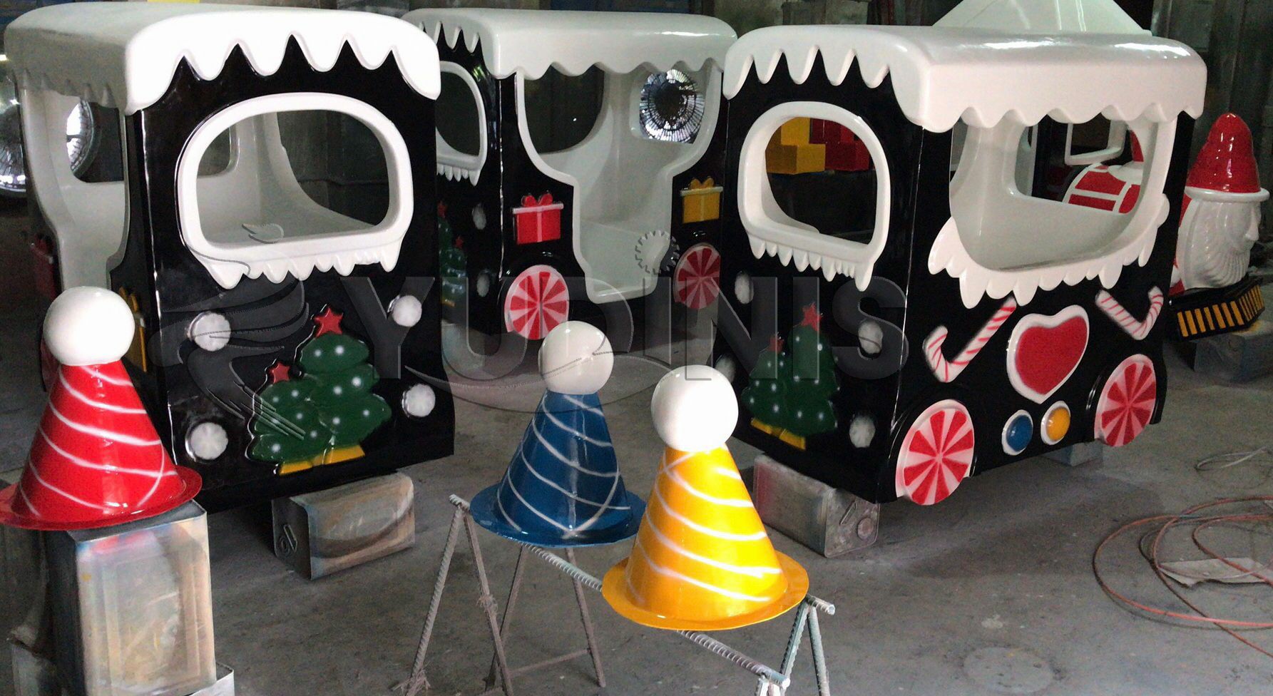 Christmas train rides for kids | Amusement train ride | kids train ride